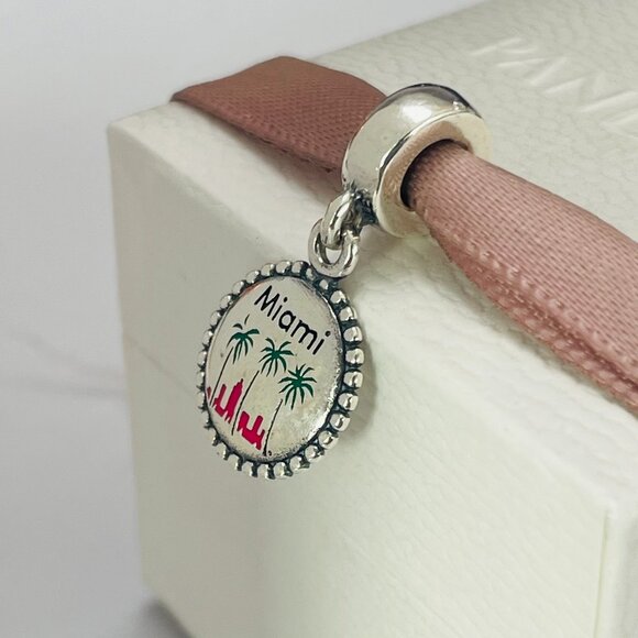 Pandora | Jewelry | Pandora Miami Beach Dangle Charm Travel Pendant ...